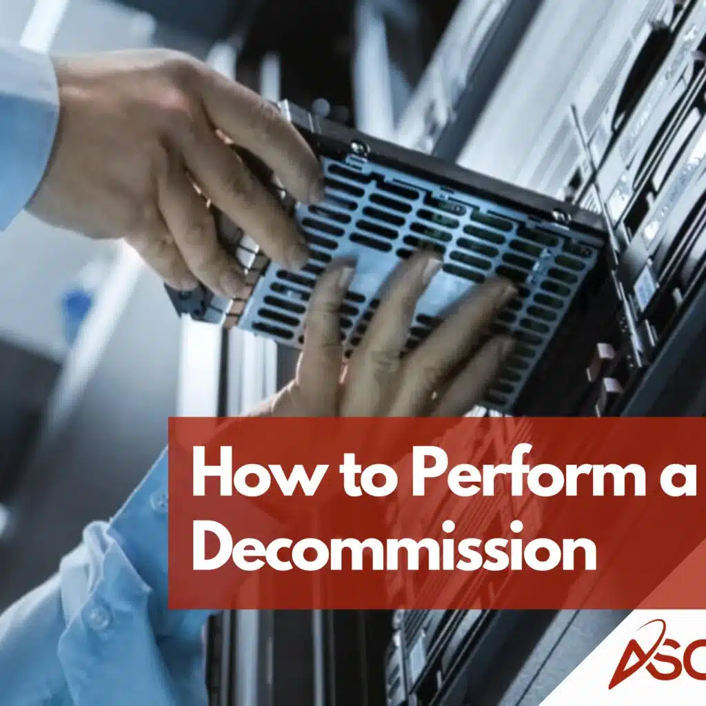 How to Perform a Server Decommission | Ascendant