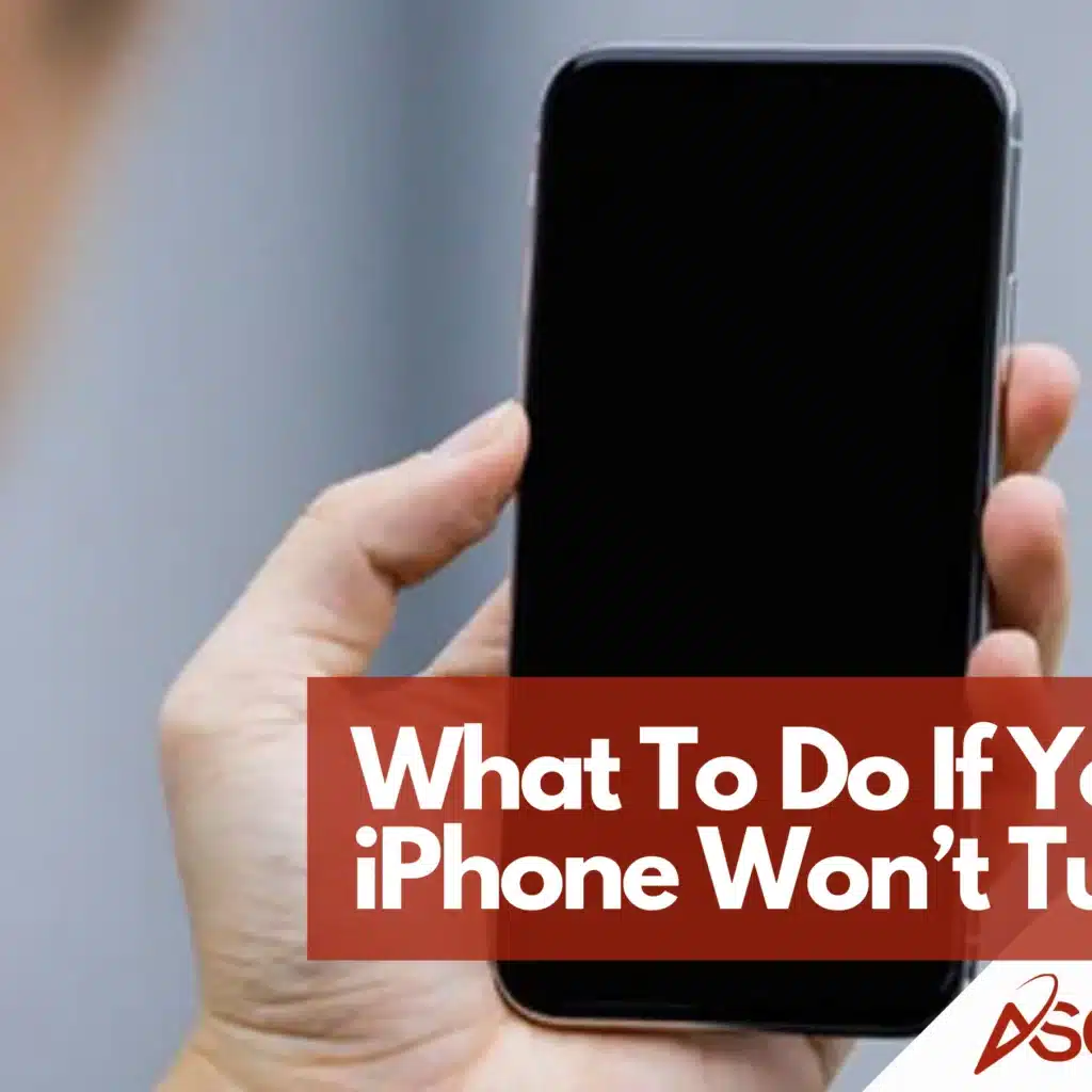 What To Do If Your iPhone Won't Turn On | Ascendant